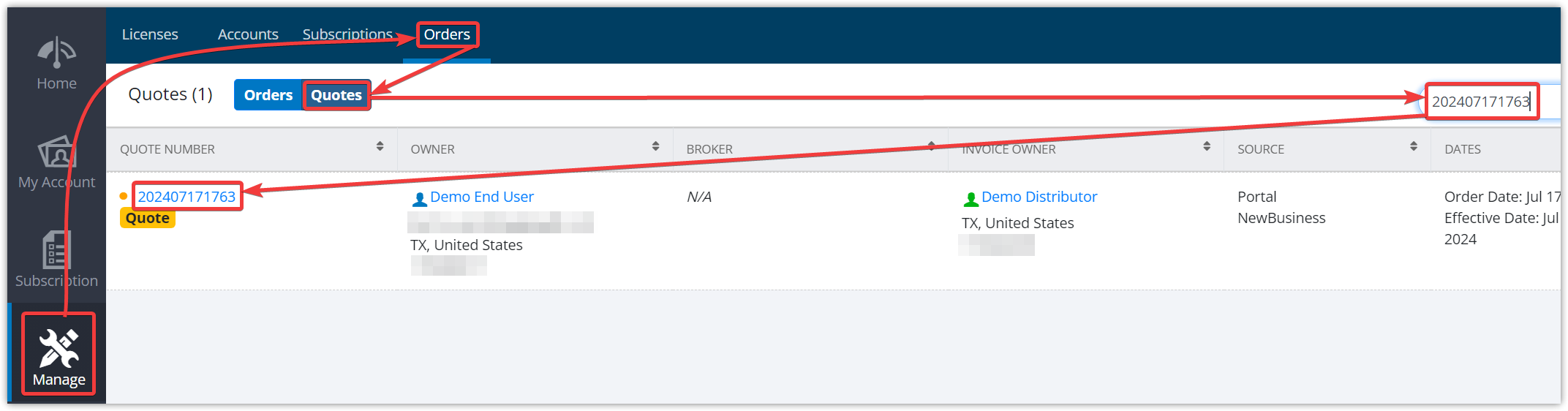 How do I convert a Quote into an Order in the Accounts Portal ...