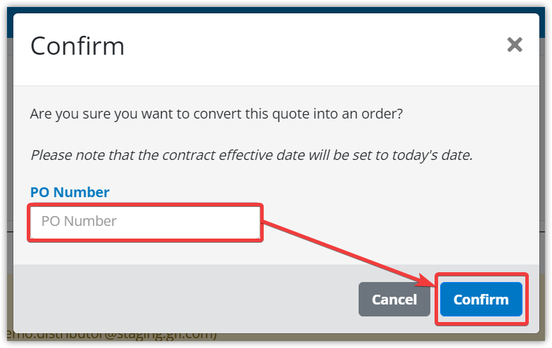 How do I convert a Quote into an Order in the Accounts Portal ...